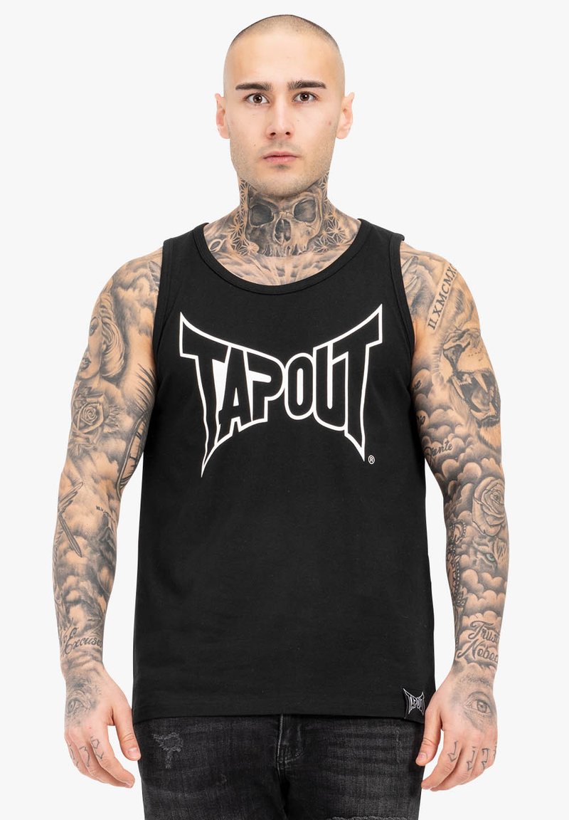 Tapout NORMALE PASSFORM TIPTON - Débardeur - black white/noir - ZALANDO.FR