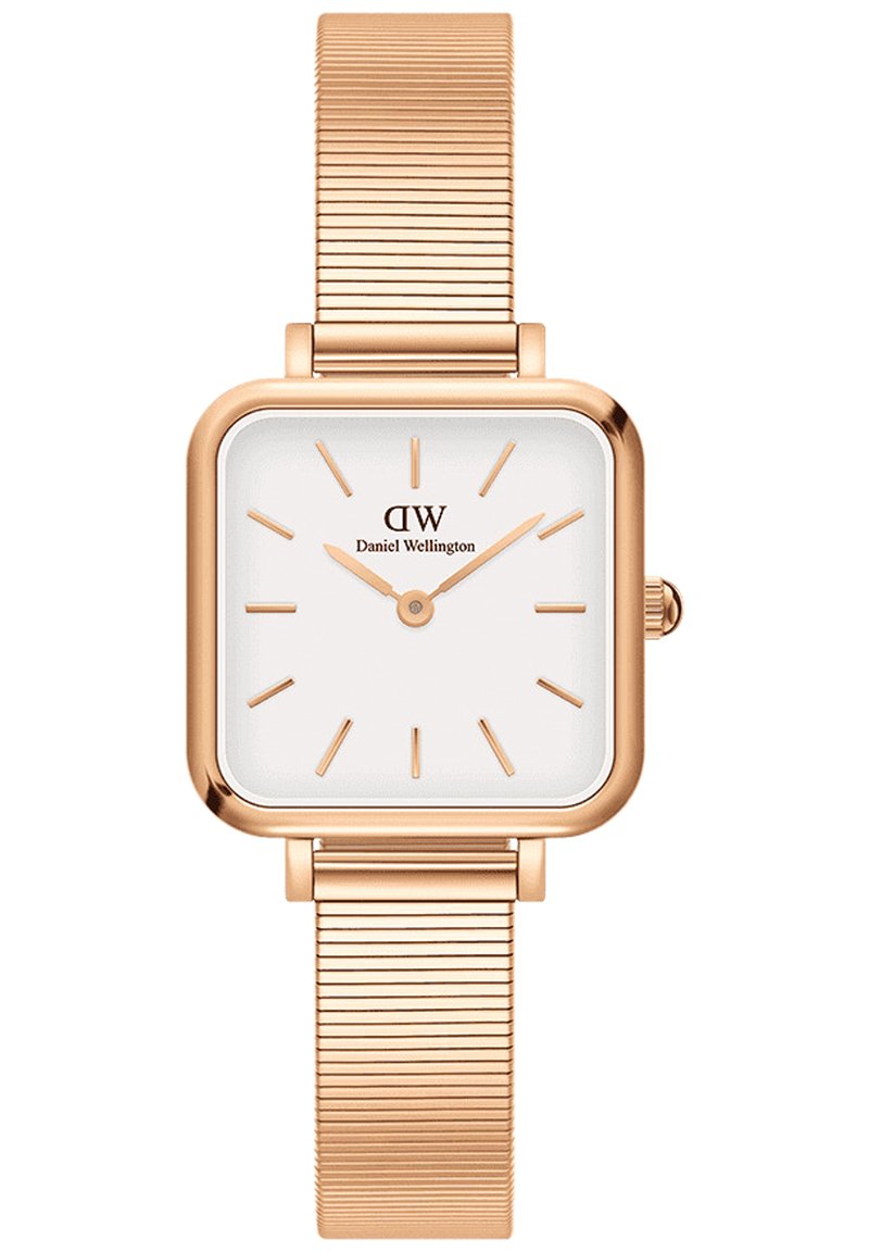 Daniel Wellington QUADRO STUDIO 22X22MM - WATCH - Uhr - rose gold-coloured/roségoldfarben ...