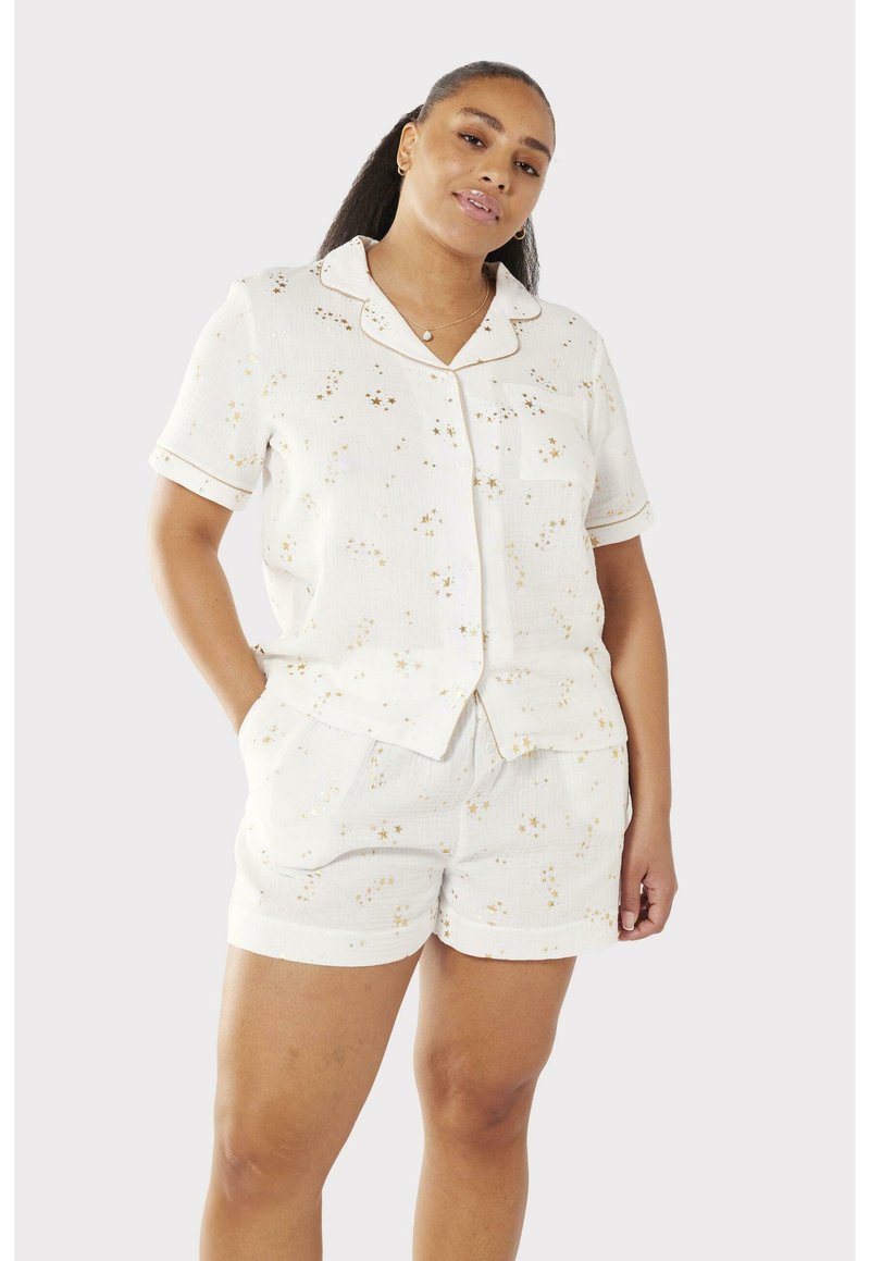 Chelsea Peers SET CURVE FOIL MOON & STAR PRINT REVERE COLLAR B ...