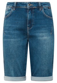 Mavi SERRA - Jeans Shorts - mid brushed sporty/light-blue denim - Zalando