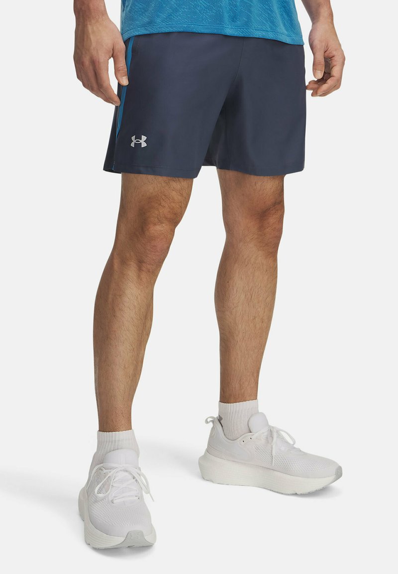 Under Armour LAUNCH - Kurze Sporthose - downpour gray/grau - Zalando