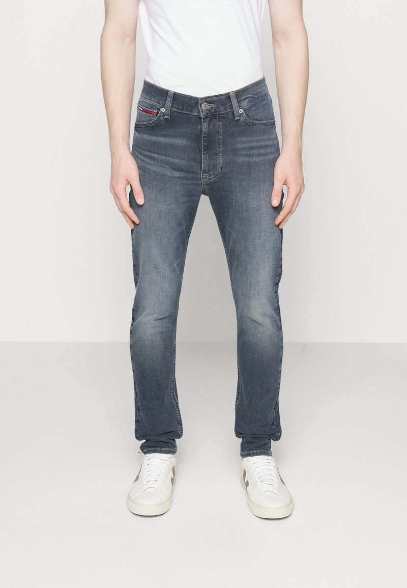 Tommy Jeans SIMON - Jeans Skinny Fit - dark blue denim/dark-blue denim ...