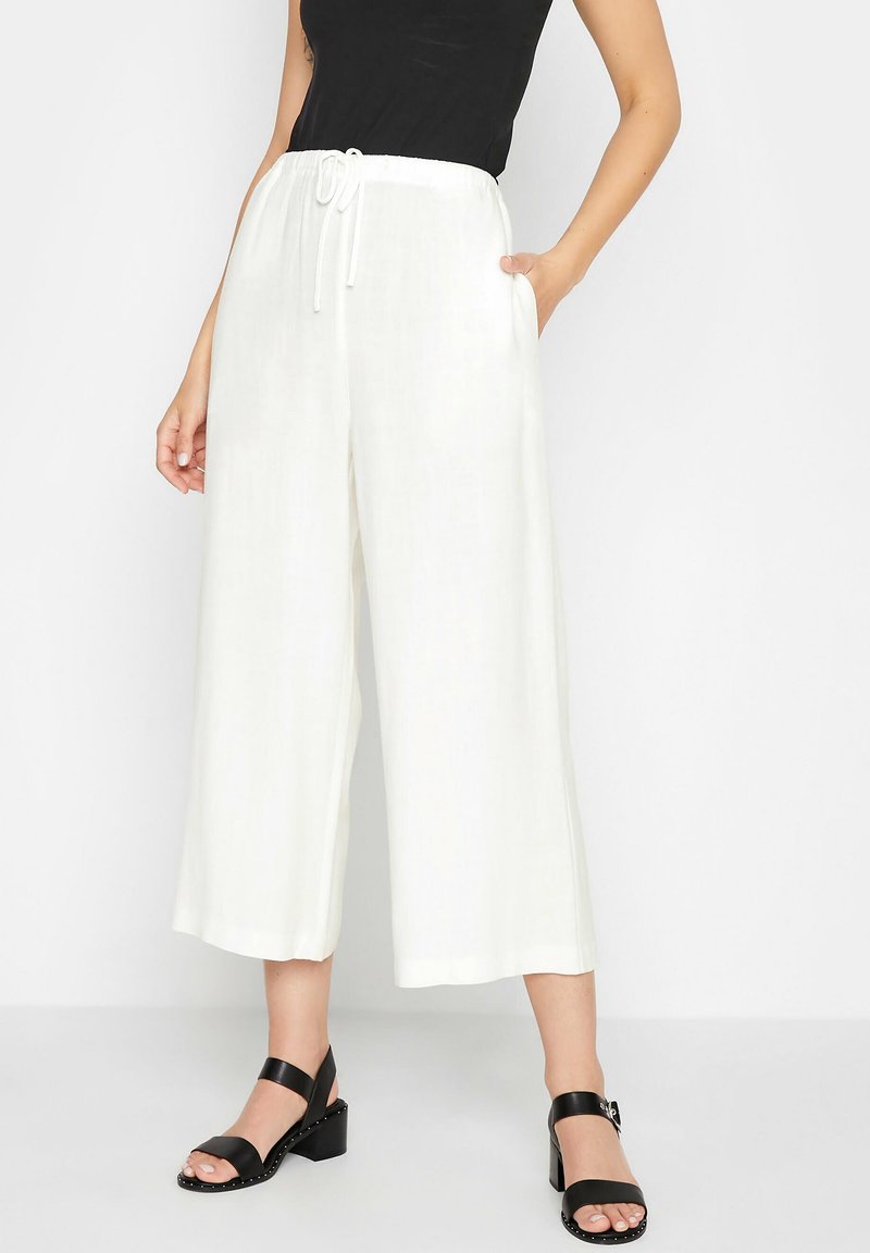 Long Tall Sally CROPPED - Bukser - white/hvid - Zalando.dk