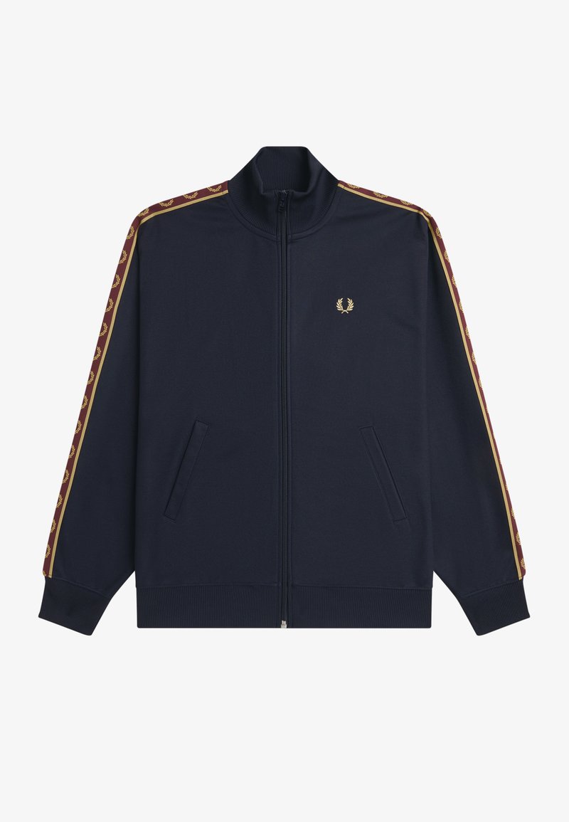 Fred Perry TAPED TRACK JACKET - Zip-up sweatshirt - navy/blue - Zalando