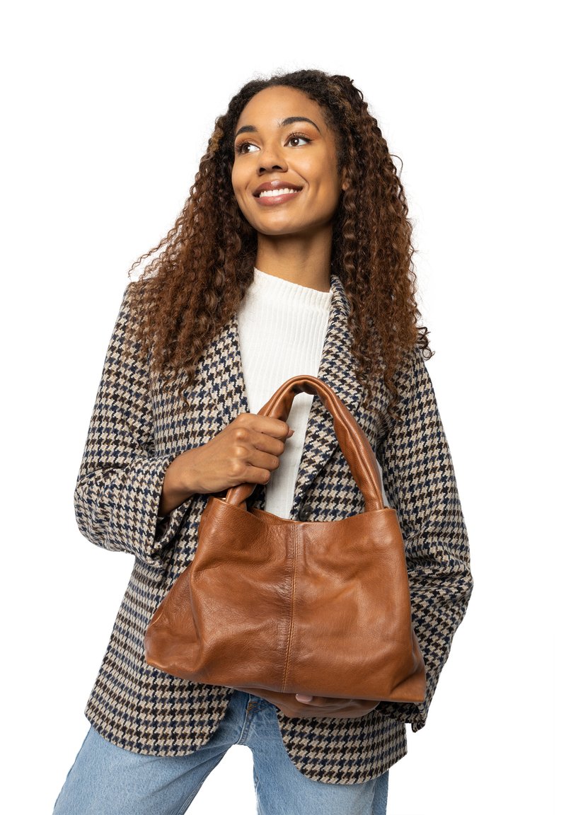 RE:DESIGNED EMERY SMALL - Sac à main - walnut/marron foncé - ZALANDO.FR