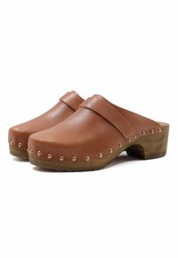 Jules & Jenn STUD - Clogs - cognac - Zalando.nl