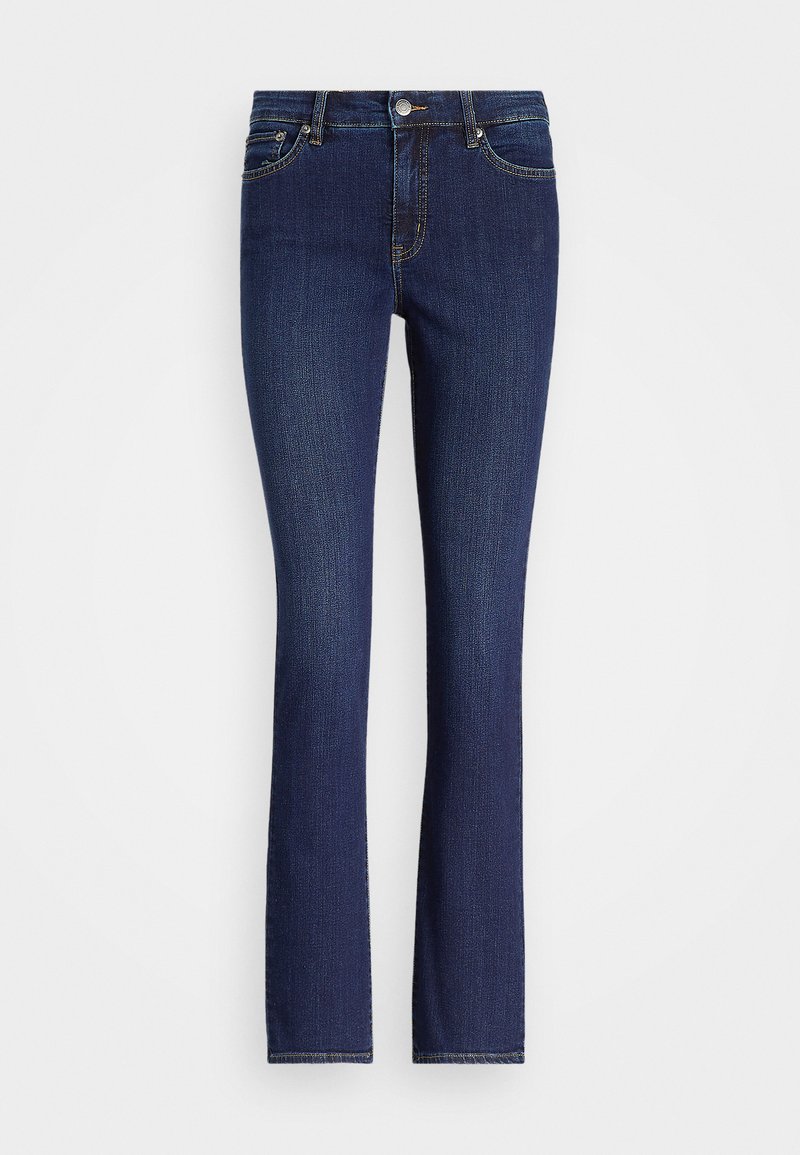 Lauren Ralph Lauren MIDRISE FULL LENGTH - Džíny Straight Fit - deep ...
