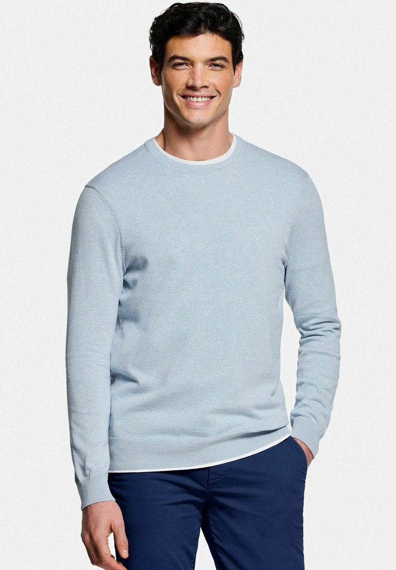 MR MARVIS THE COTTON CREW - Jumper - Avenues/light blue - Zalando