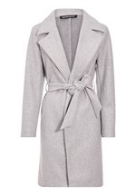 Cache Cache GERADER MIT GÜRTEL - Abrigo clásico - gris clair/gris claro ...