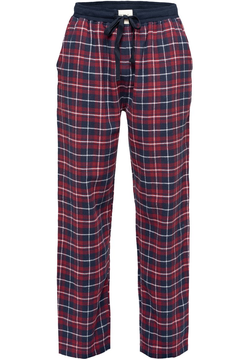 Phil & Co. Berlin Pantaloni del pigiama - red blue white check/rosso ...