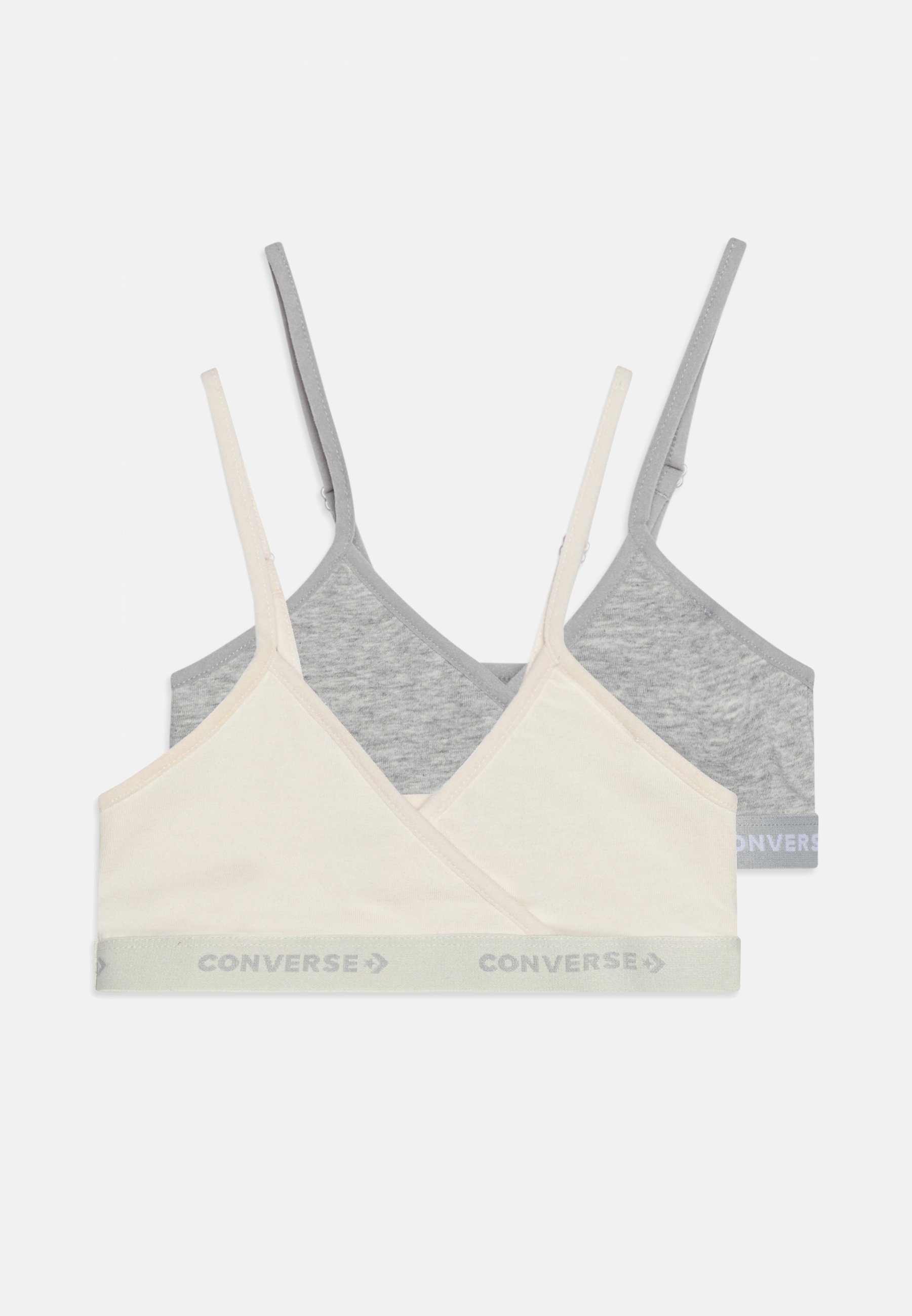 Converse TRIANGLE BRALLETE 2 PACK - Bustier - egret/offwhite - Zalando.ch
