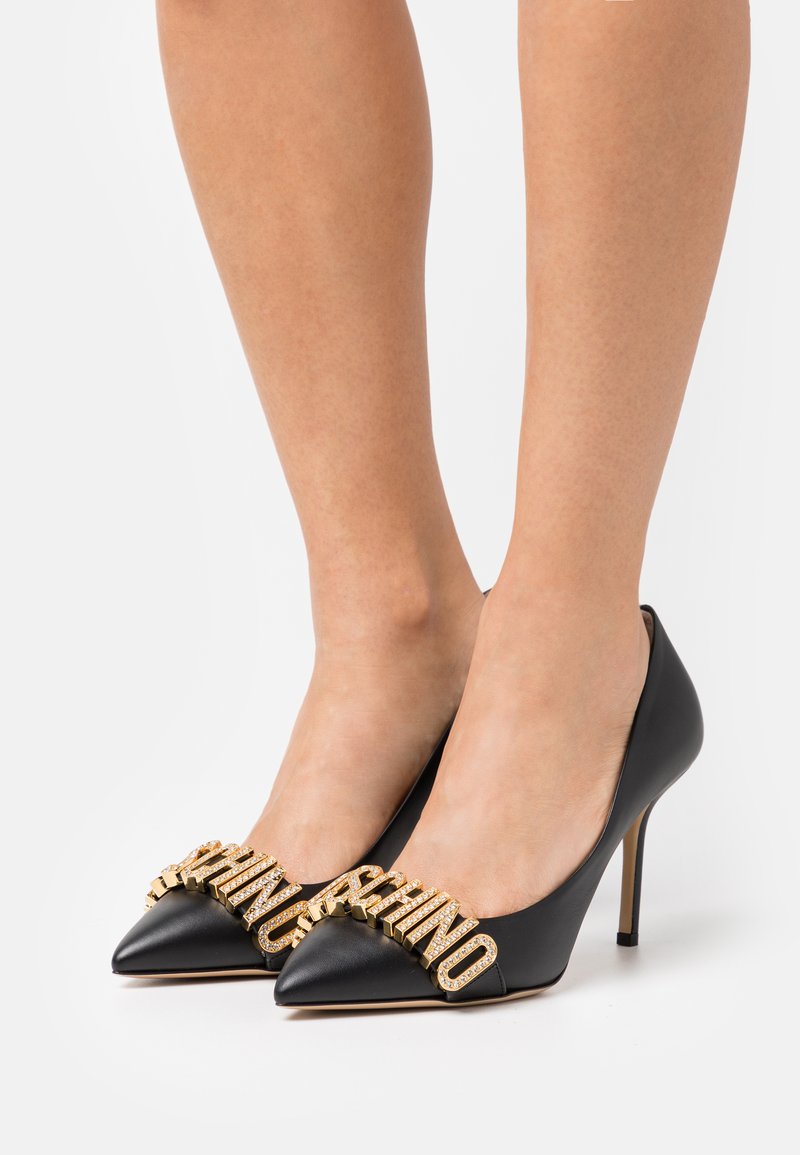 MOSCHINO Escarpins à talons hauts - nero/noir - ZALANDO.FR