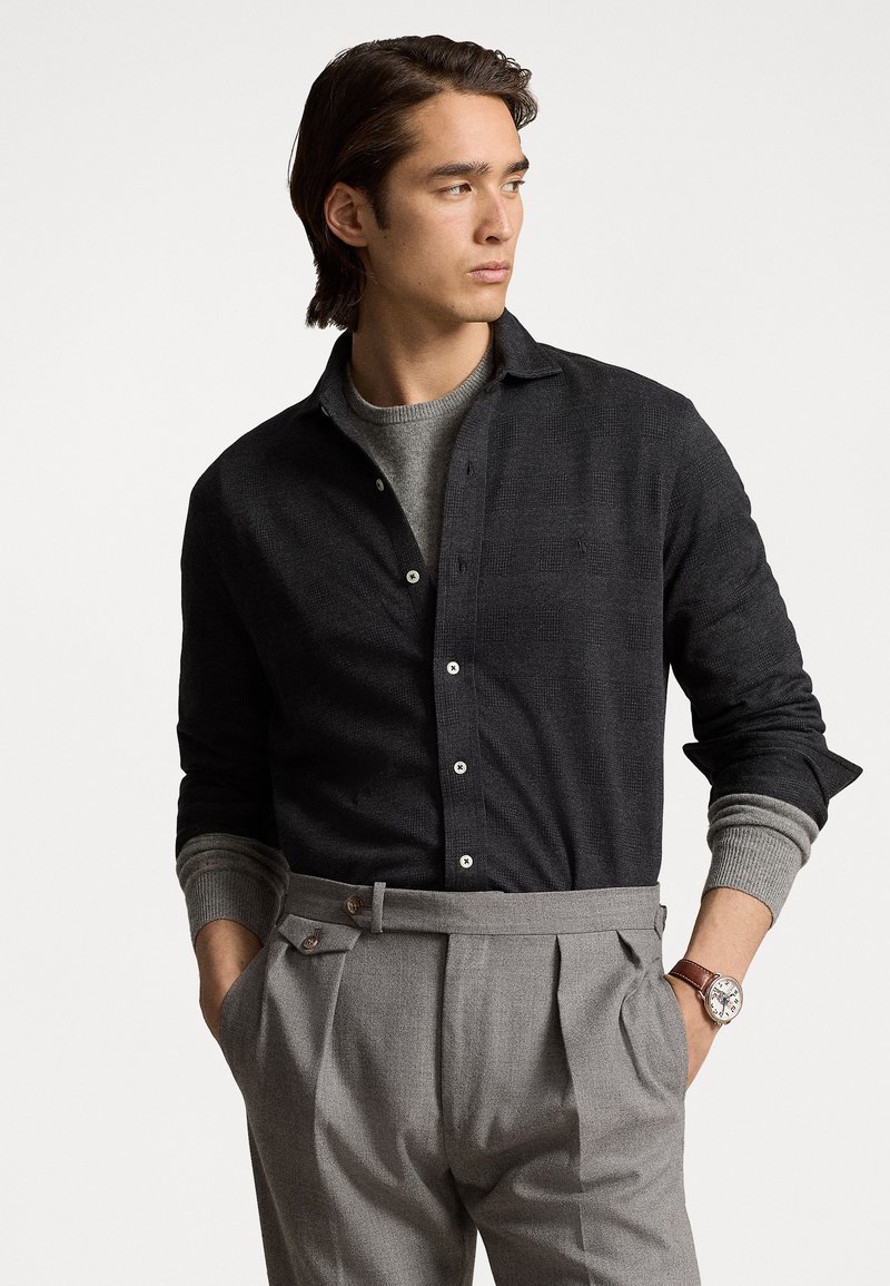 Polo Ralph Lauren GLEN PLAID JACQUARD KNIT JERSEY SHIRT - Hemd ...