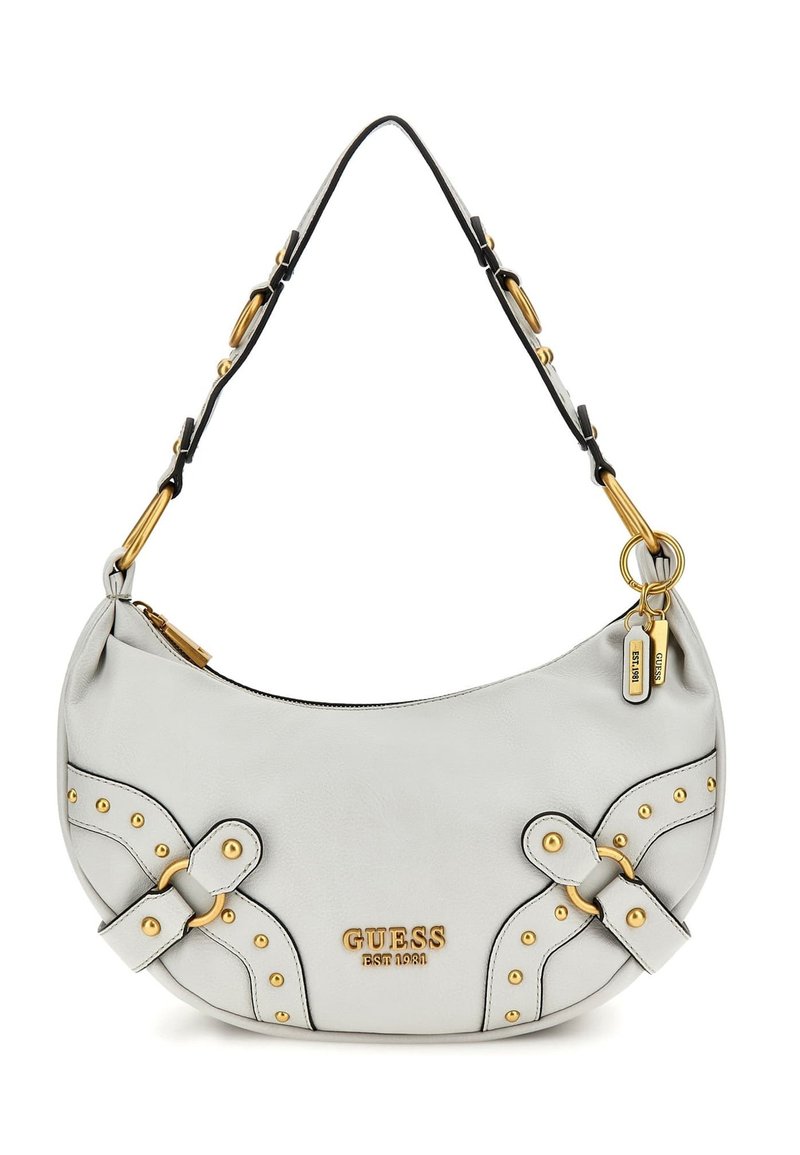 Guess HOBO NATALYA MIT NIETEN - Handtasche - hellgrau - Zalando.de
