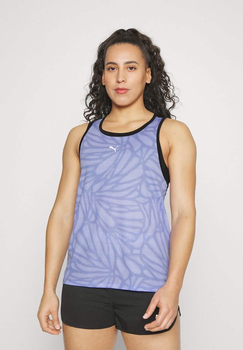 Puma TRAIN ALL DAY TANK - Sport T-shirt - elektro purple/paars - Zalando.be