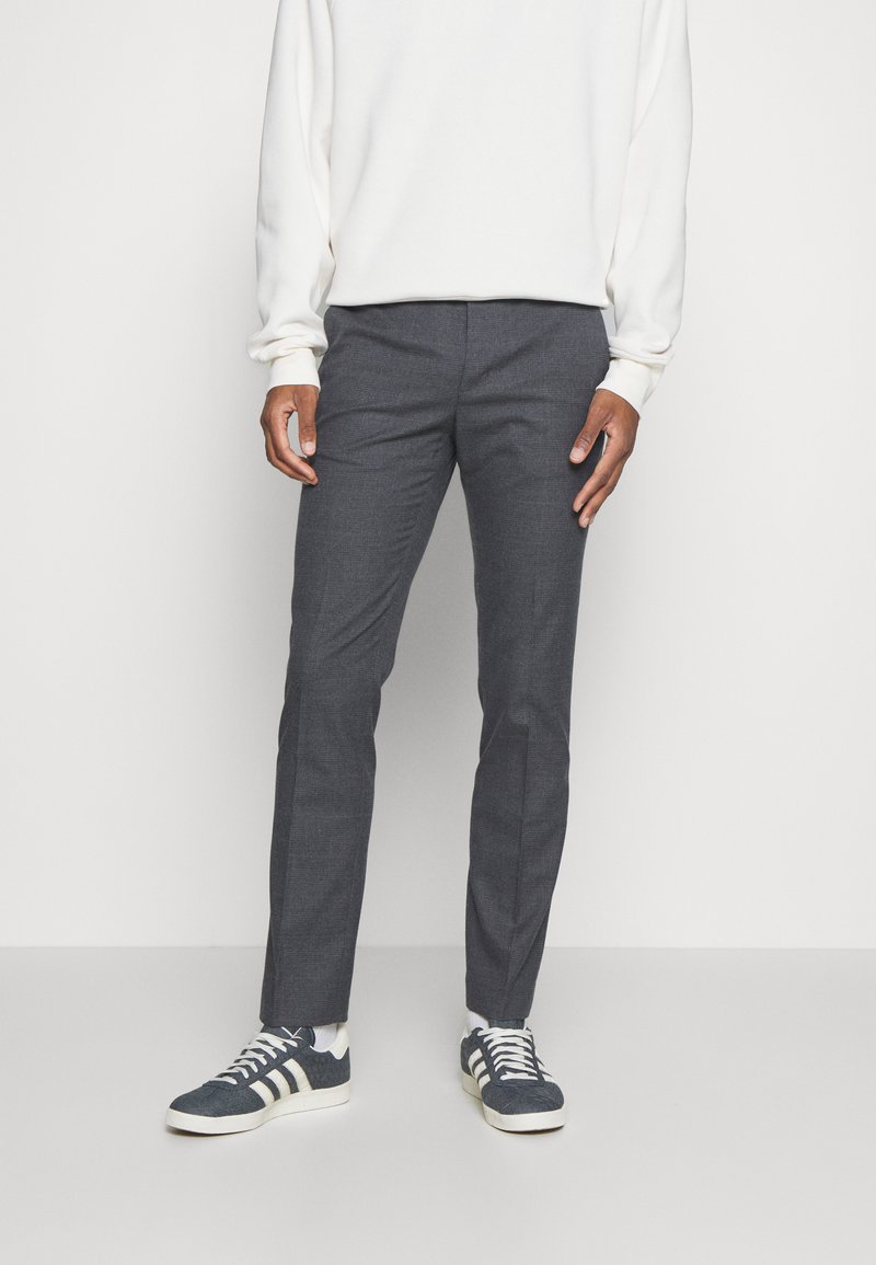 Tommy Hilfiger DENTON BRUSHED CHECK - Chinos - desert sky/dark blue ...