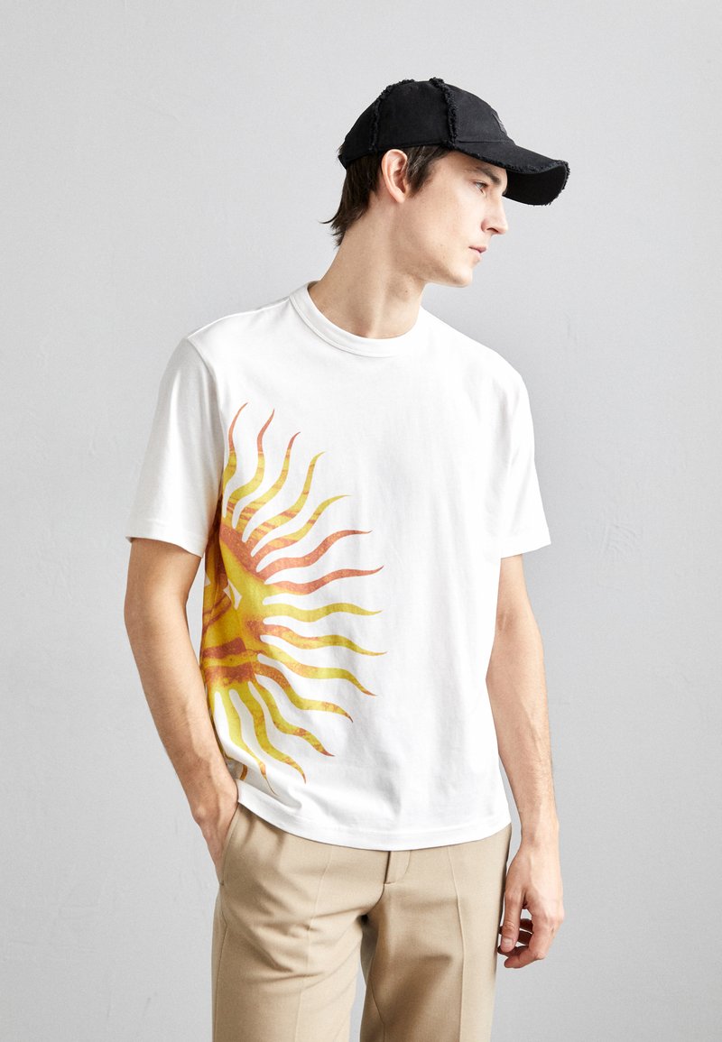 PS Paul Smith MENS SUNNY SIDE - T-shirts print - whites/offwhite ...