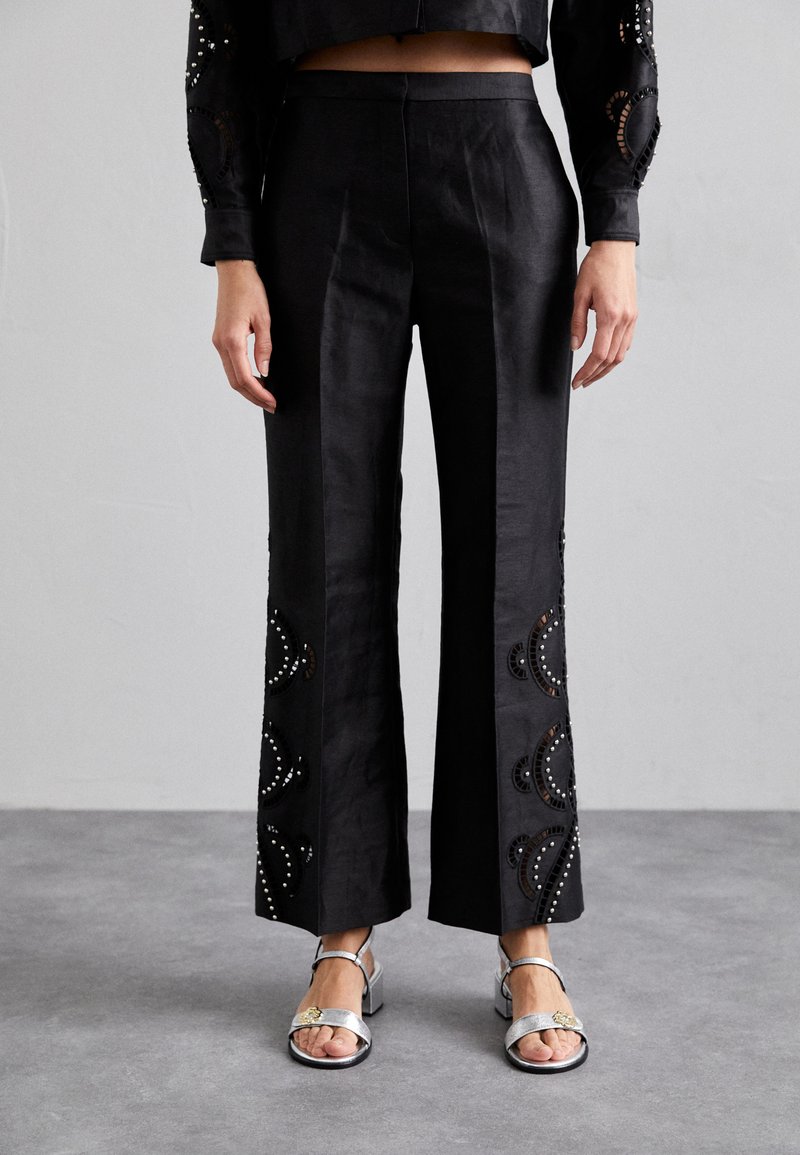 Maje Trousers - noir/black - Zalando.ie