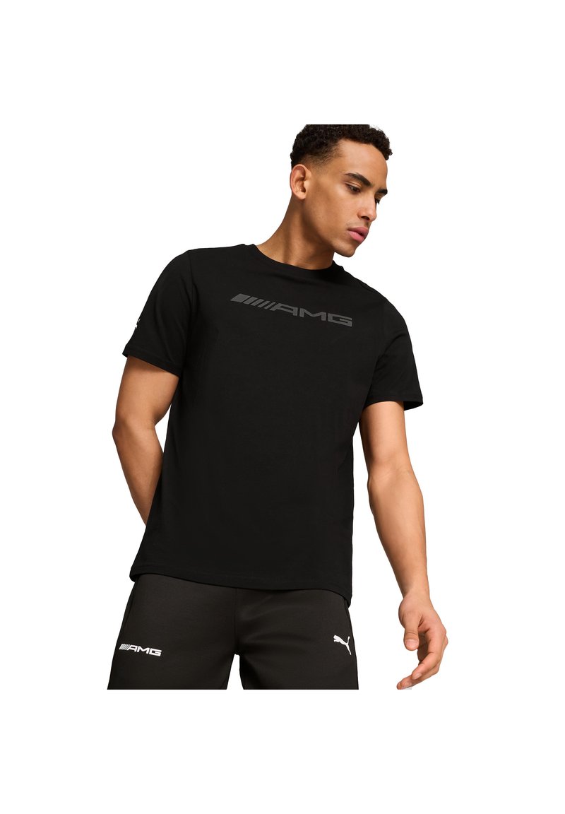 Puma AMG LOGO TEE - T-Shirt print - schwarz - Zalando.de
