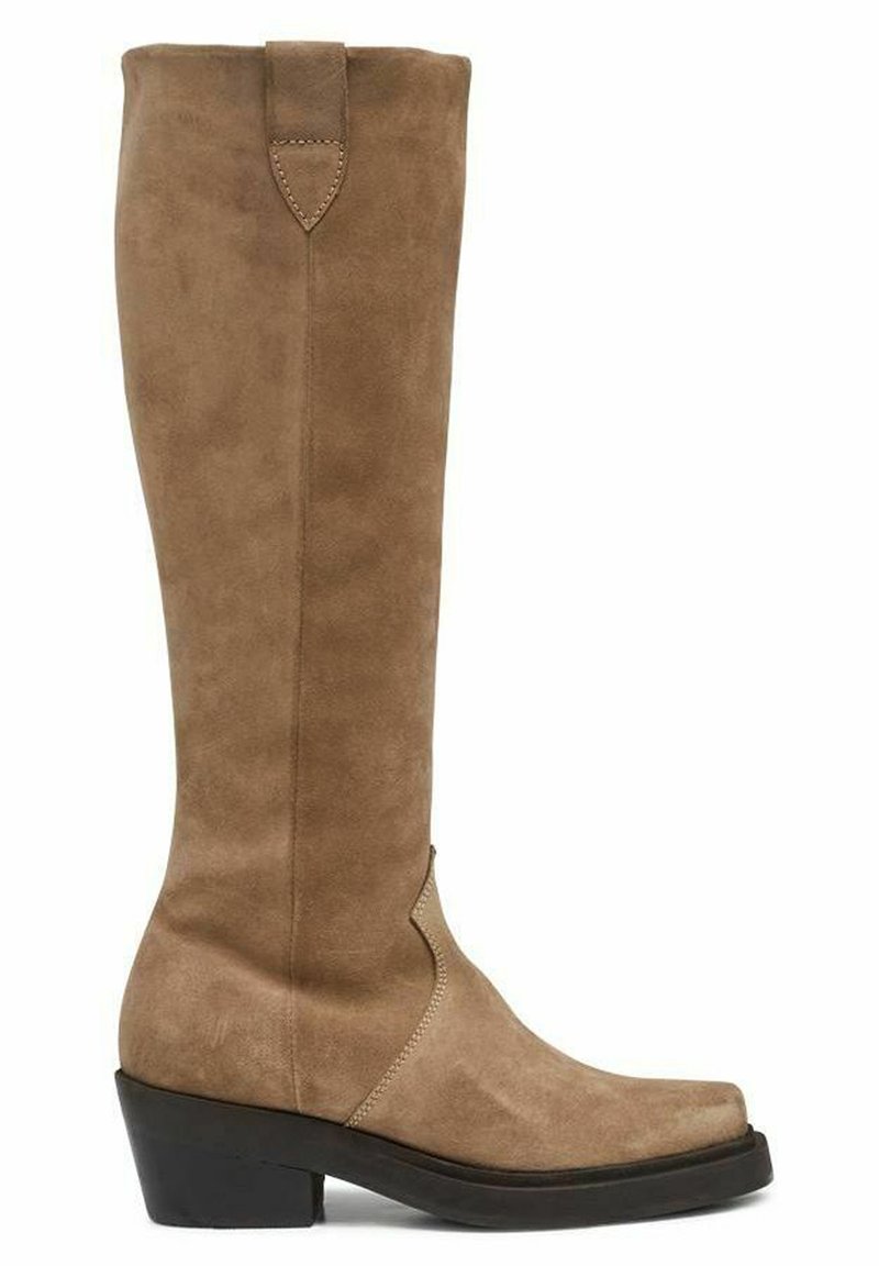 Pavement DUSTY LONG - Saappaat - taupe suede/taupe - Zalando.fi