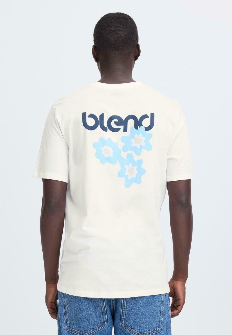 Blend BHEMMET - T-shirts print - snow white/hvid - Zalando.dk