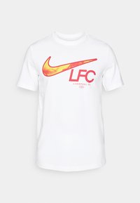 Nike Performance LIVERPOOL FC SWOOSH TEE - T-shirt print - white/wit ...