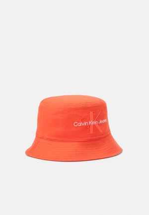 Calvin Klein LOGO EMBROIDERY BUCKET - Hut - schwarz - Zalando.de