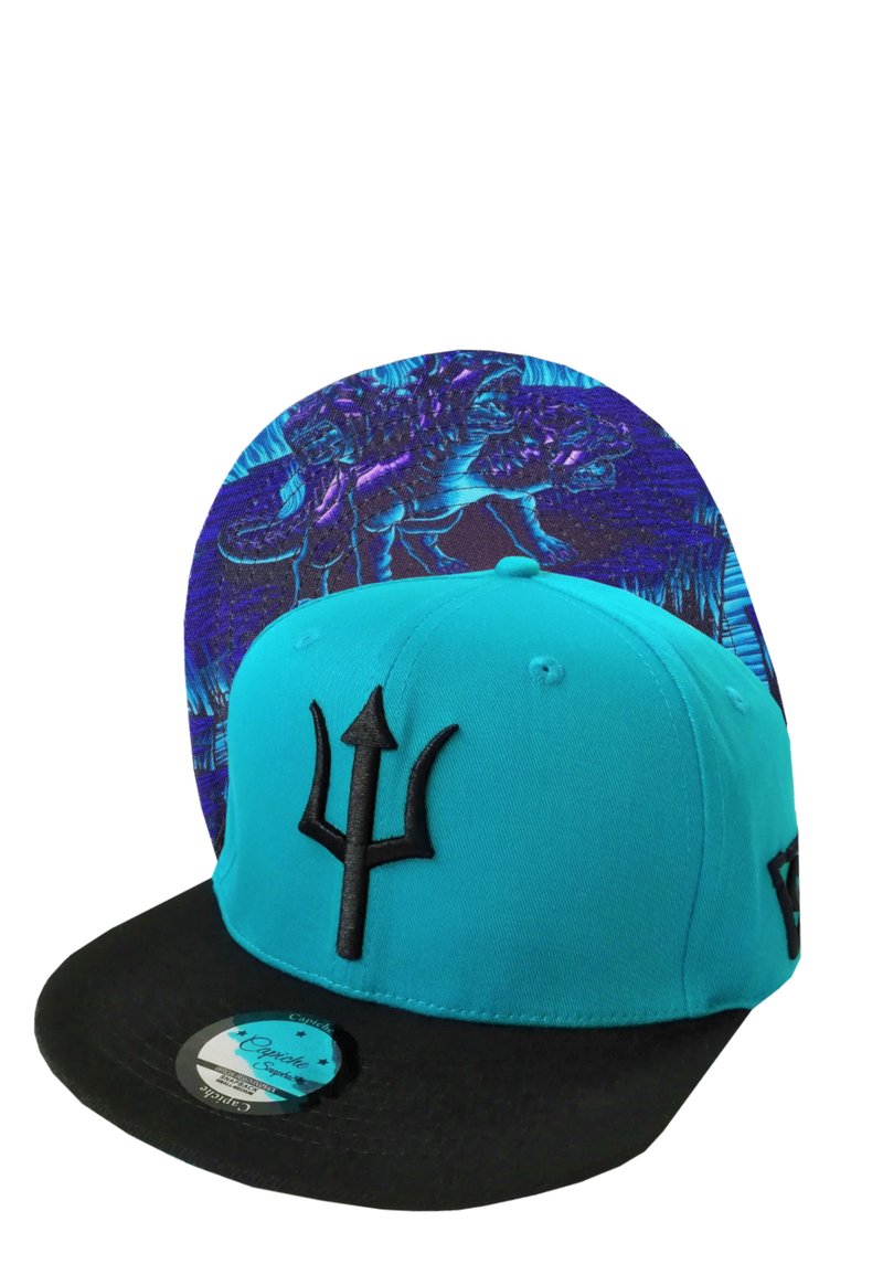Capiche SNAPBACK BASEBALL-ONE SIZE - Gorra - turquoise/black/dark ...