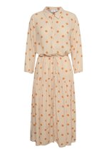 Saint Tropez UEDA - Vestido camisero - orange peel big dots/naranja ...