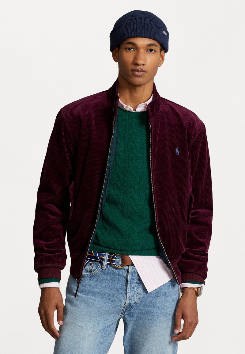 Polo Ralph Lauren LINED JACKET - Bombejakke - ruby/rød - Zalando.no