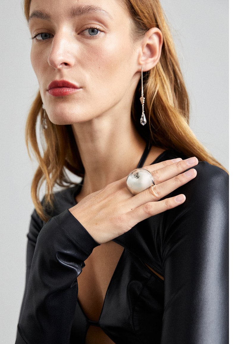 Versace Ring - silver-coloured/silberfarben - Zalando.ch