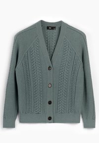 Alpa PLAIT - Cardigan - salvia/light green - Zalando