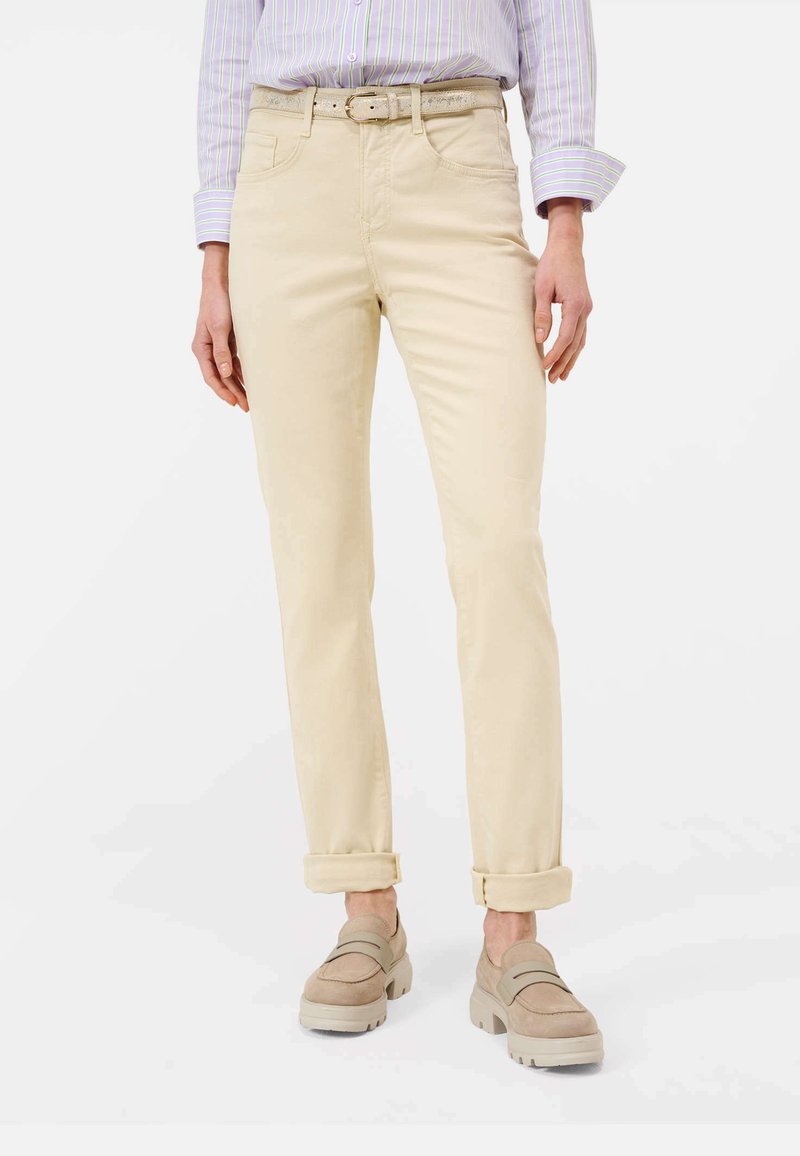 BRAX STYLE CAROLA - Jean slim - eggshell/beige - ZALANDO.FR