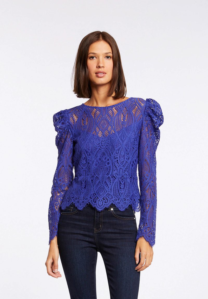 Morgan Long Sleeved Blouse Purple Violet Zalando Fr
