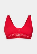 Emporio Armani BRALETTE BRA - Triangle bra - lacquer red/red - Zalando ...