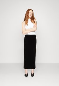 Marc O'Polo SKIRT MIDI LENGTH - Maxirock - black/schwarz - Zalando.ch