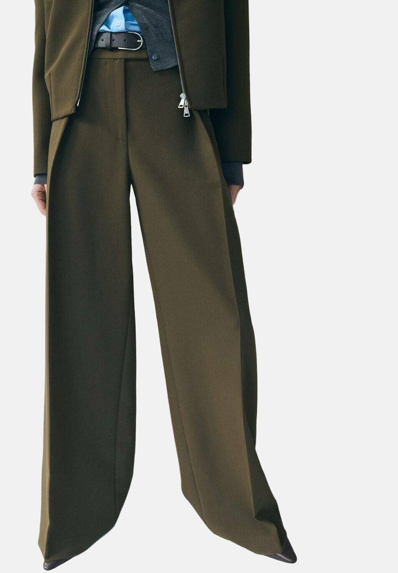 Mango Trousers - khaki - Zalando