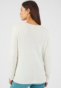 Damart Pullover - blanc cassé/blanc - ZALANDO.FR