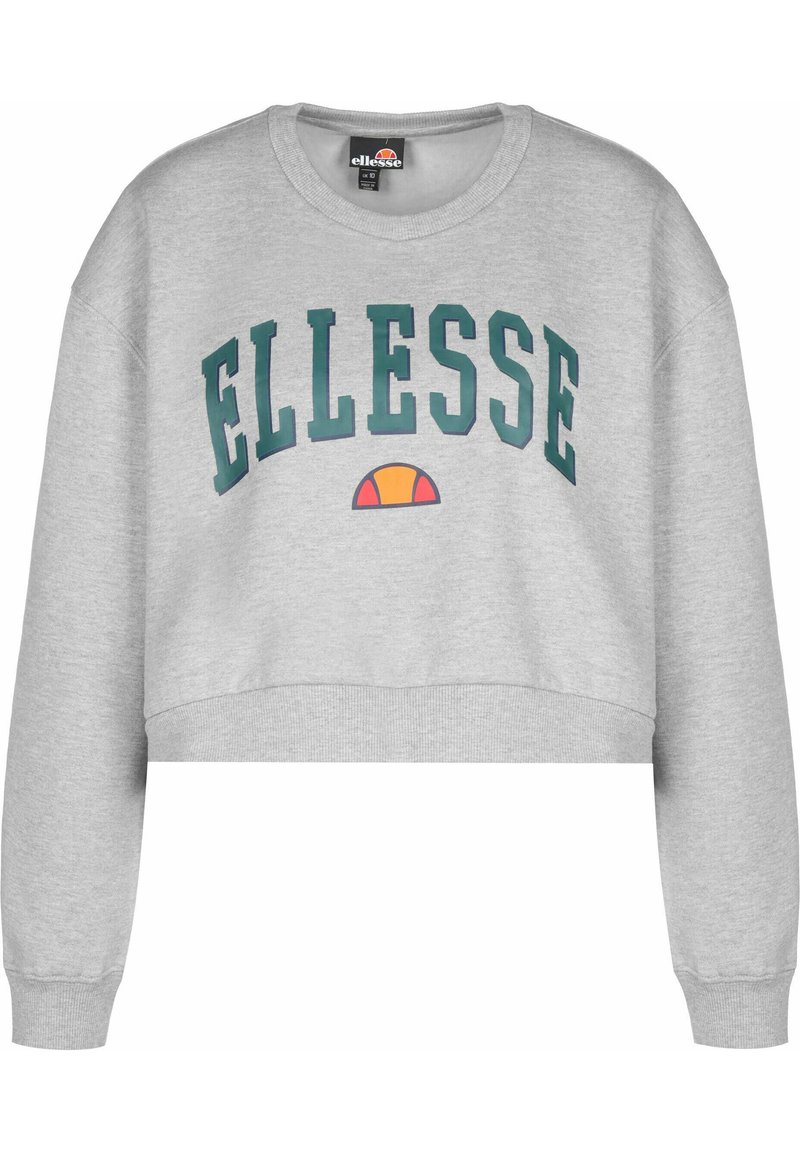 Ellesse NESTER CROP - Sweatshirt - grey marl/grau-meliert - Zalando.de