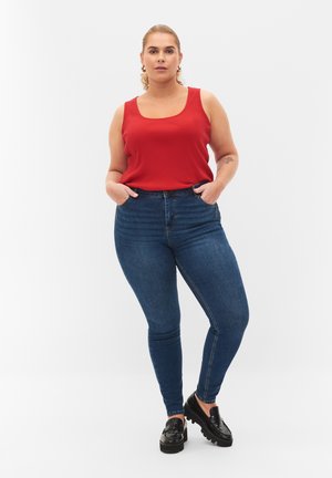 Zizzi WITH TRIM - Top - zinnia/amarillo - Zalando.es