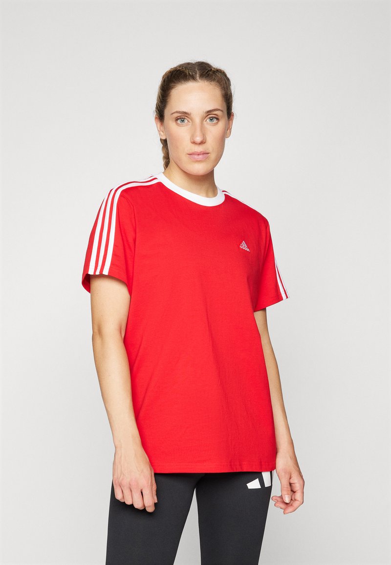 adidas Sportswear ESSENTIALS STRIPES - T-shirts med print - better ...