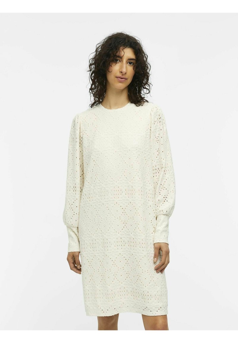 Object FEODORA L/S - Freizeitkleid - cloud dancer/offwhite - Zalando.de