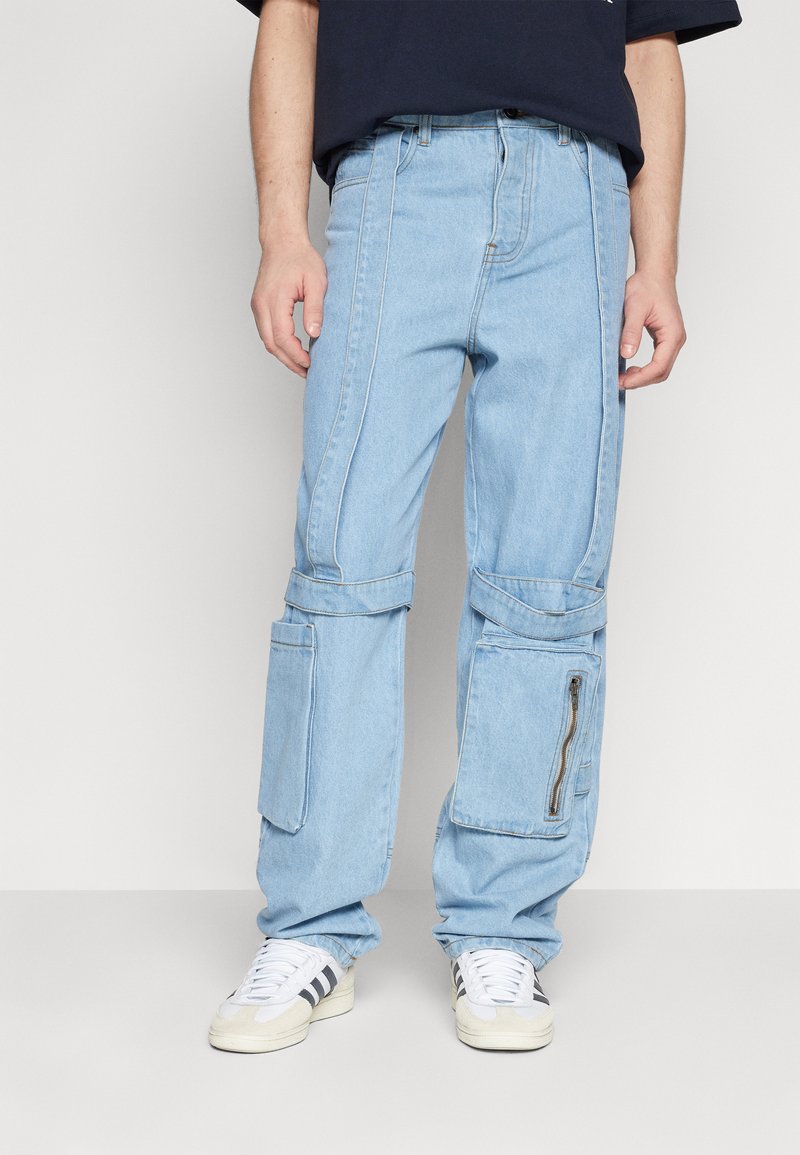 Night Addict NAZANDER - Relaxed fit jeans - light wash/light-blue denim ...