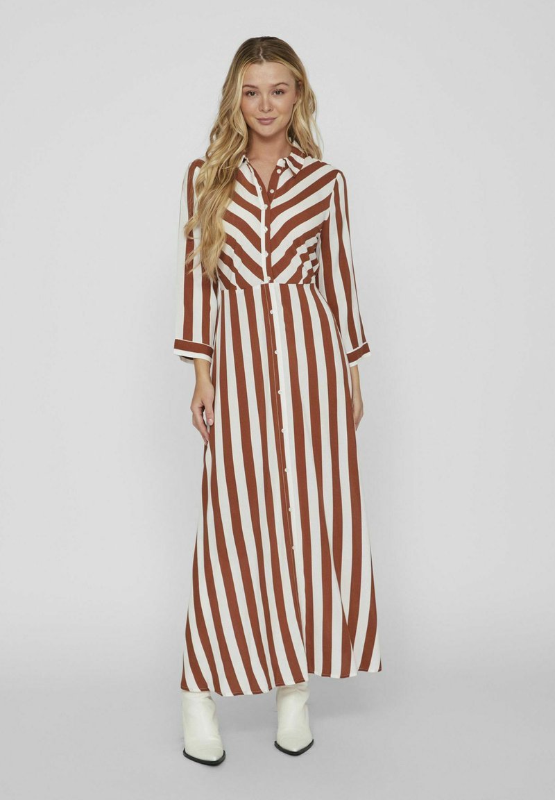 VILA Vestido largo - mocha bisque/beige - Zalando.es