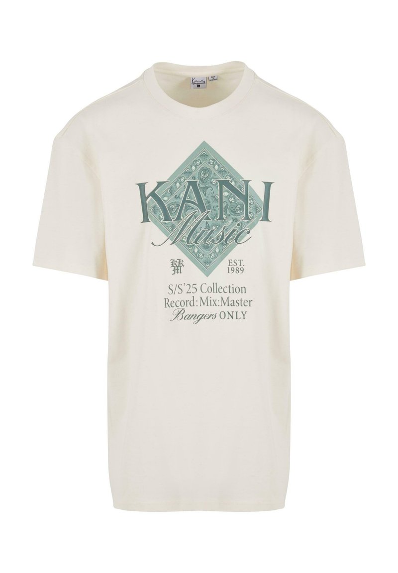 Karl Kani MUSIC PAISLEY - T-shirts print - white/hvid - Zalando.dk