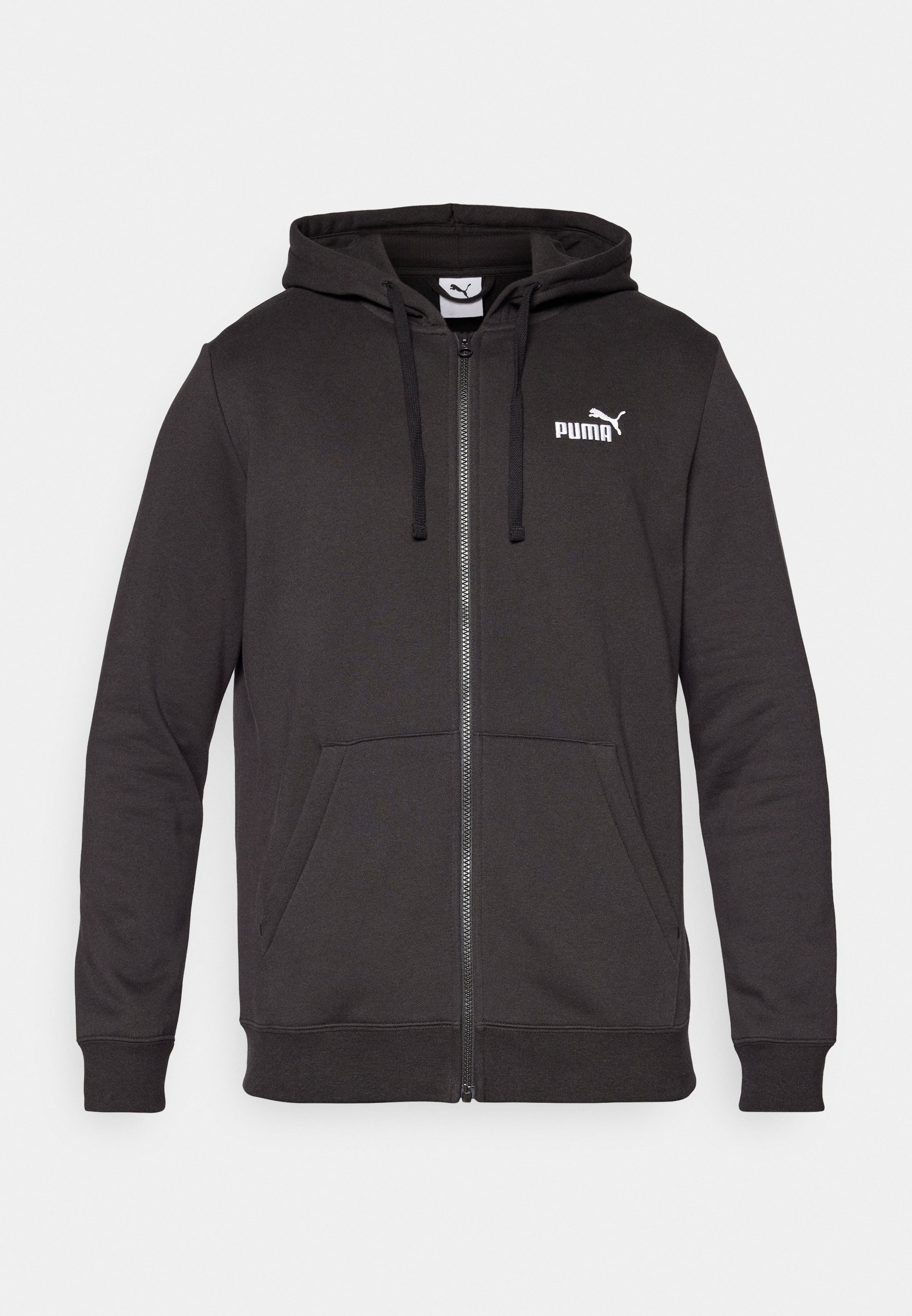 Puma black sweat jackets store