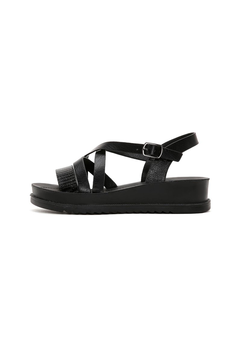 Derimod Platform sandals - black - Zalando
