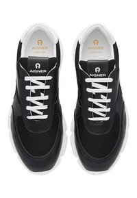 AIGNER JERRY - Sneaker low - black white/schwarz - Zalando.de