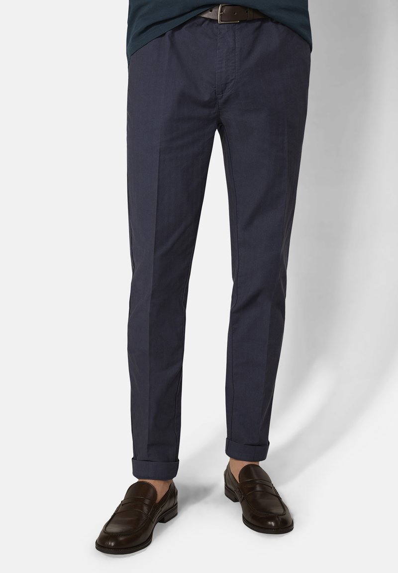 Doppelgänger Chino - dark indigo/dunkelblau meliert - Zalando.ch