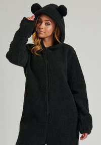 Loungeable BORG ALL-IN-ONE WITH EARS - Pyjama - black/zwart - Zalando.nl
